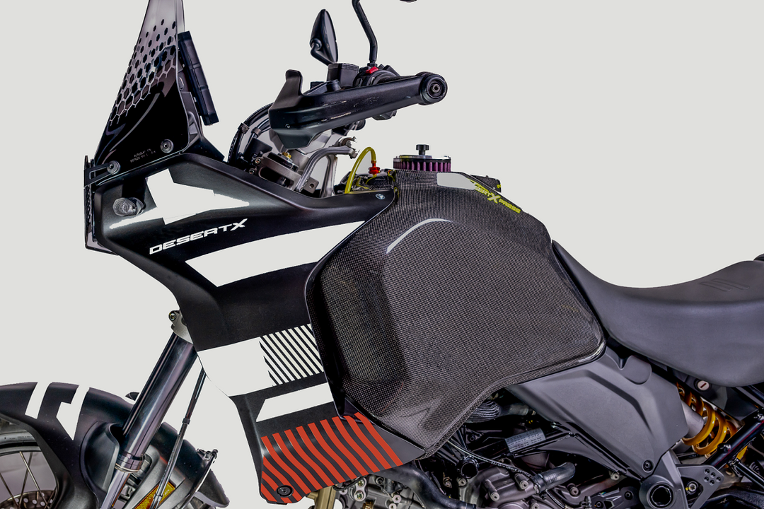 Carbon Fiber Fuel Tank for Ducati DesertX - Easy Service with Removable ...